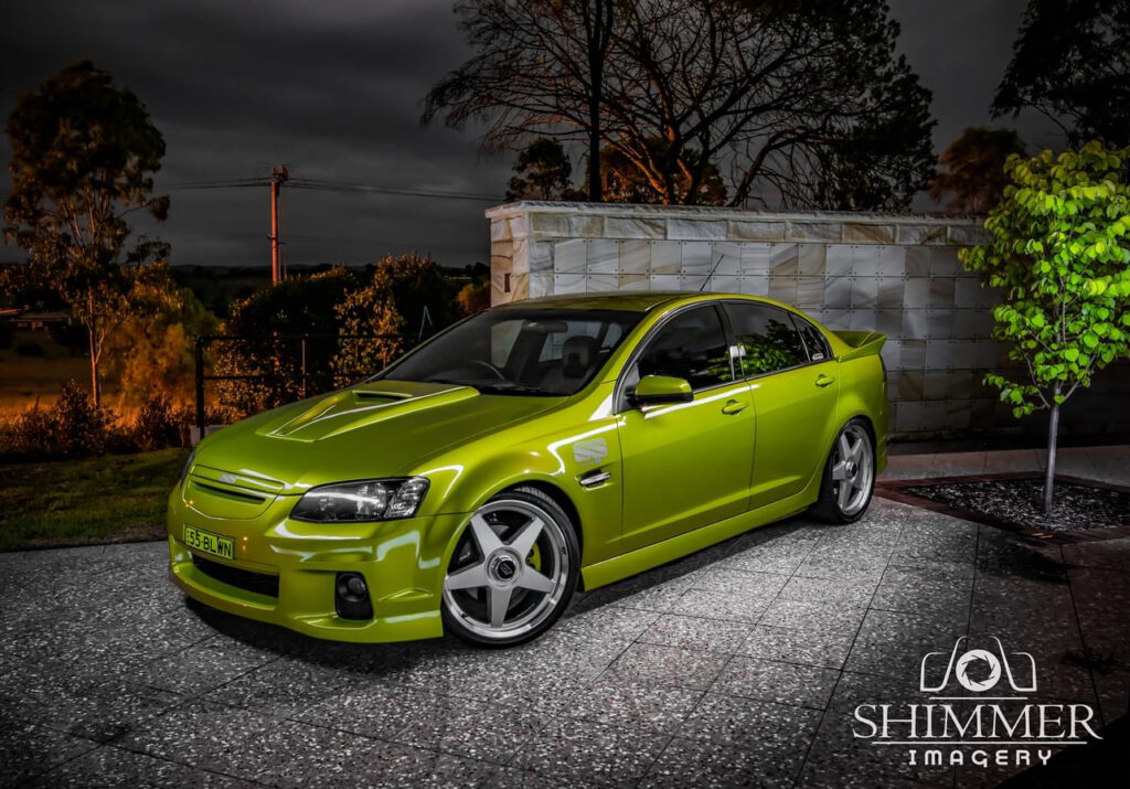 2007 Holden Commodore - crush green - P.V.A